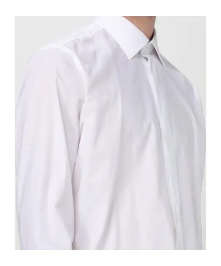 Brioni Pointed-collar Twill Shirt