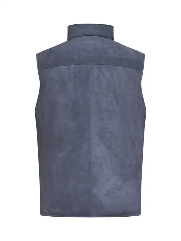 Brunello Cucinelli Sleeveless Stand-up Collar Gilet