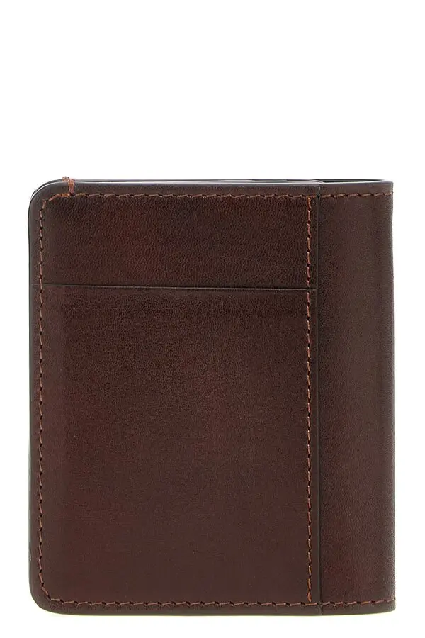 Brunello Cucinelli Logo Embossed Cardholder