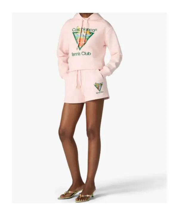 Casablanca Tennis Club Triangle Drawstring Shorts