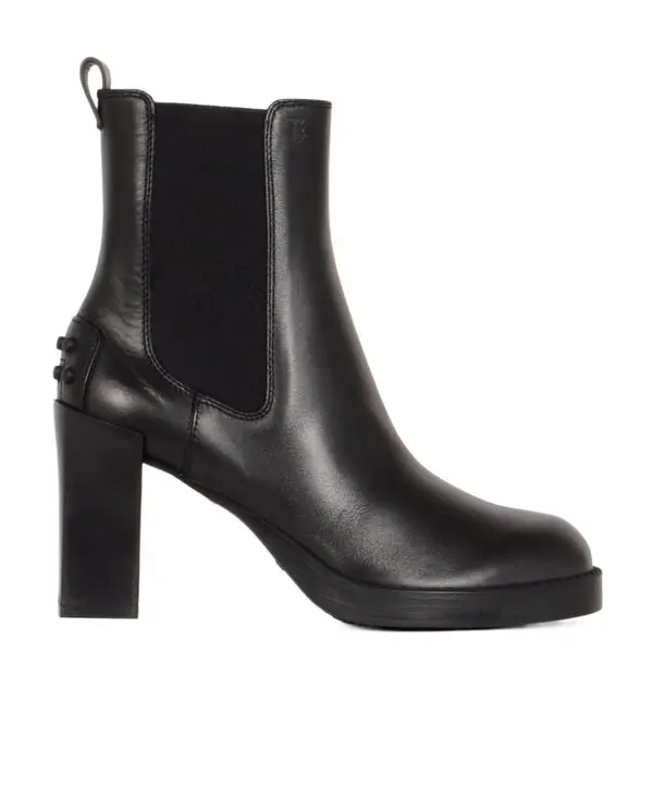 TOD'S Heeled Ankle Boots - Black