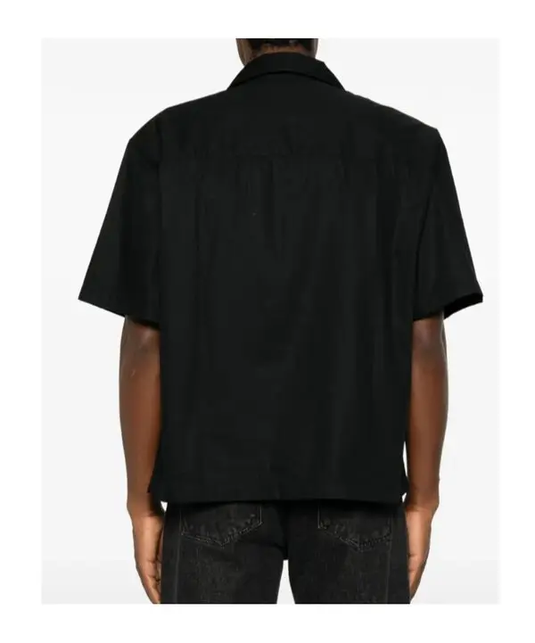 Carhartt Work In Progress Kendry Logo-embroidered Short-sleeve Cotton Shirt - Black/white
