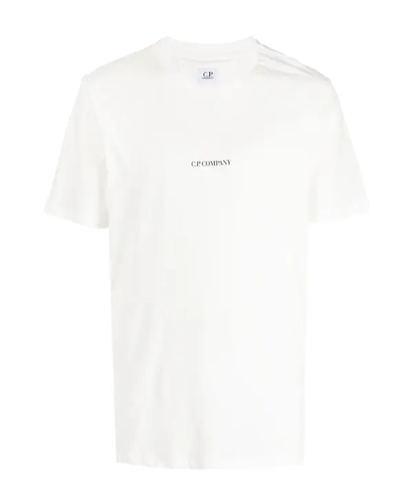 C.P. COMPANY Logo-lettering Cotton T-shirt