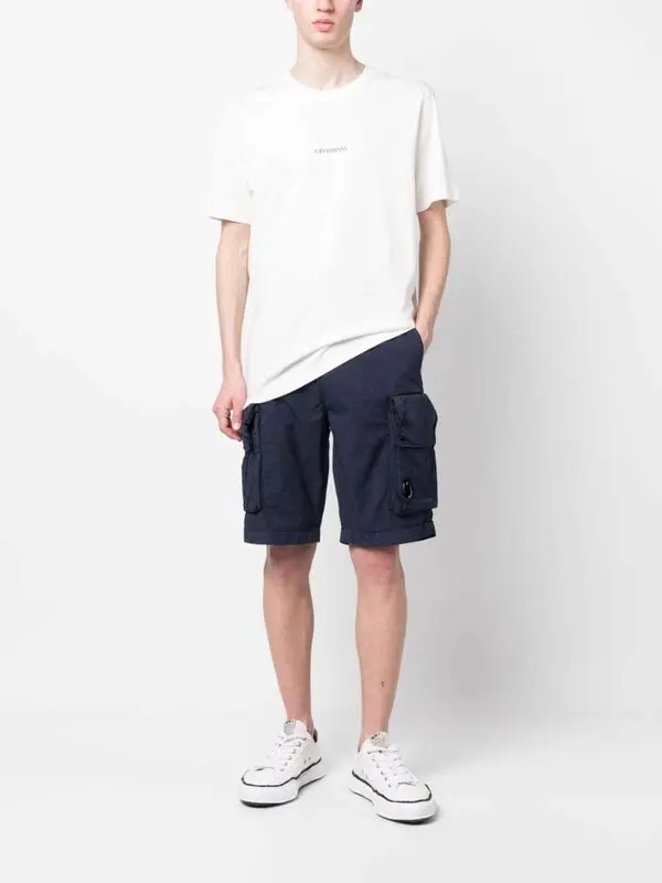 C.P. COMPANY Logo-lettering Cotton T-shirt