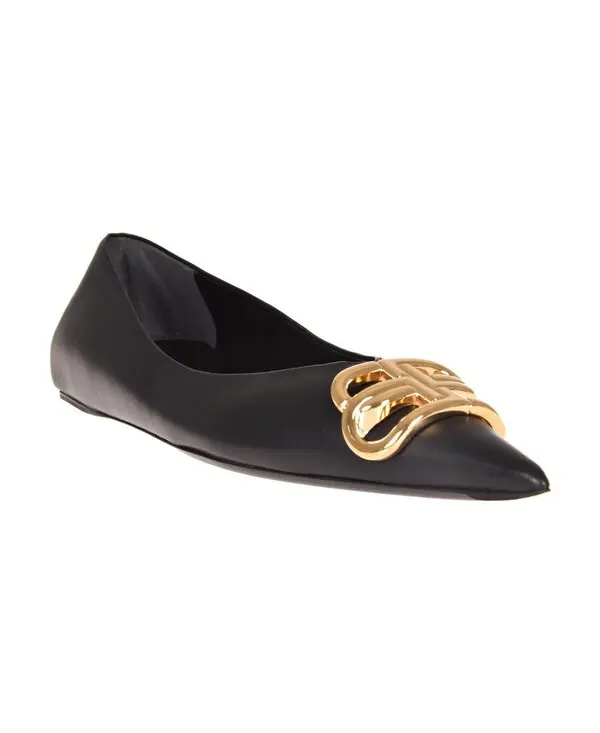 Balenciaga Knife Bb Logo Flats