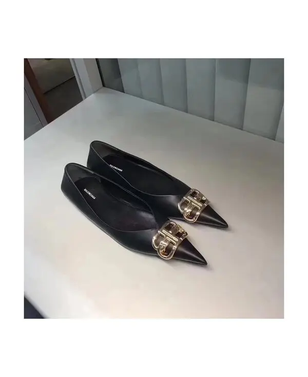 Balenciaga Knife Bb Logo Flats