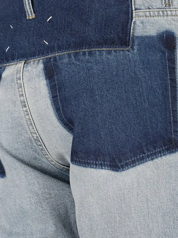 MAISON MARGIELA Patchwork Straight-leg Jeans