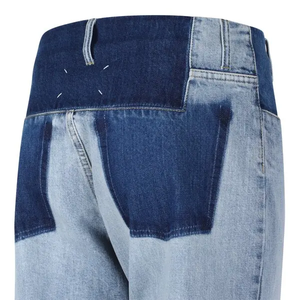 MAISON MARGIELA Patchwork Straight-leg Jeans