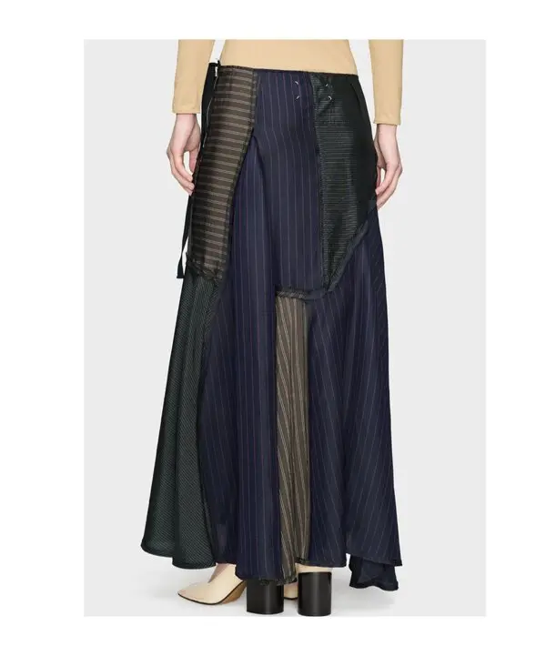 MAISON MARGIELA Patchwork Long Skirt