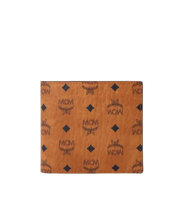 Mcm Visetos-print Billfold Wallet - Brown
