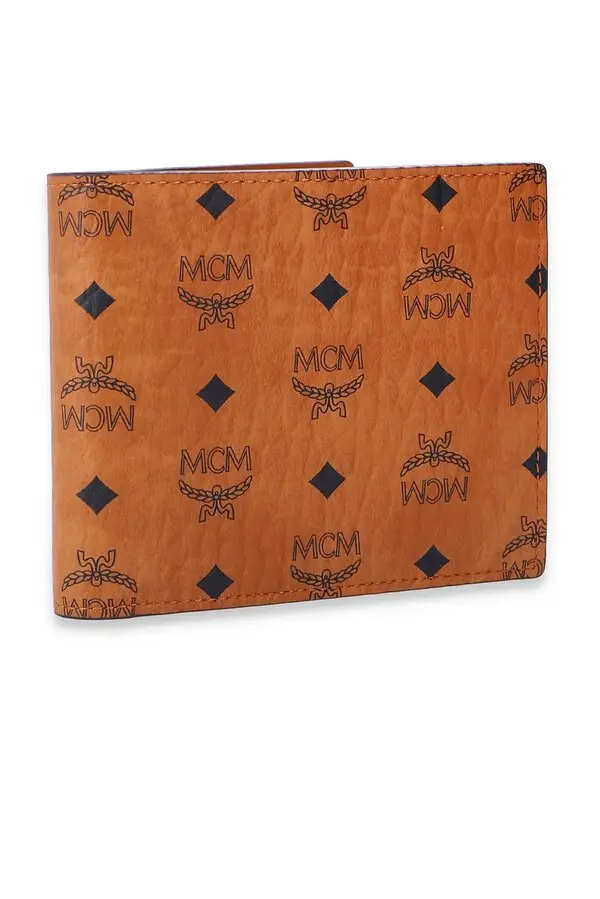 Mcm Visetos-print Billfold Wallet