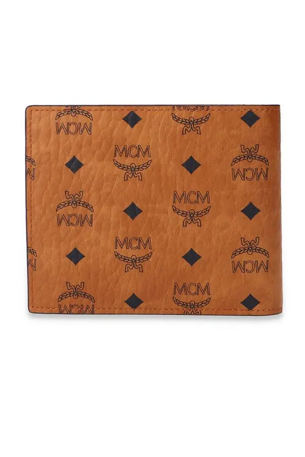 Mcm Visetos-print Billfold Wallet