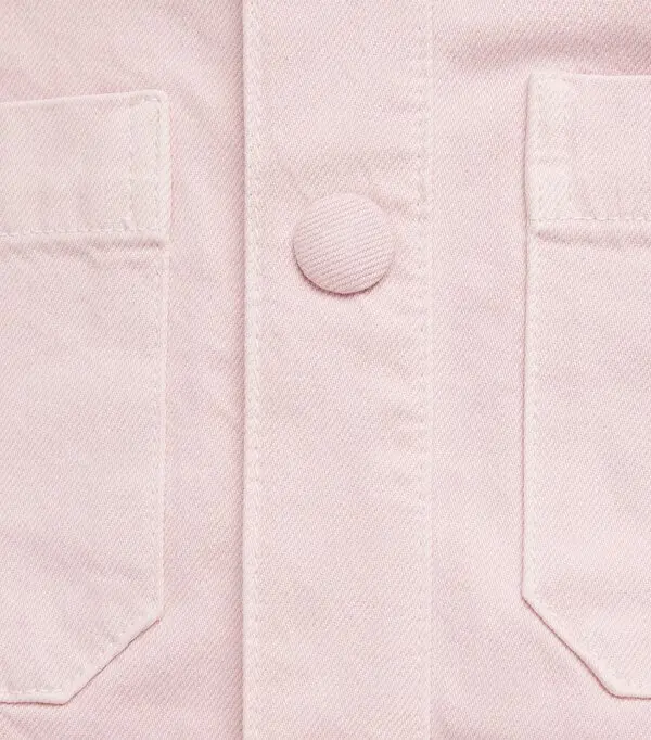 FRAME The Small Cropped Denim Jacket