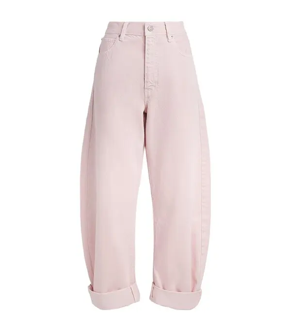 FRAME The Bubble Barrel Jeans - Pink