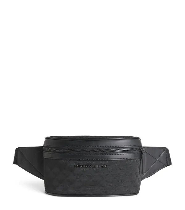 Emporio Armani Jacquard Logo Belt Bag