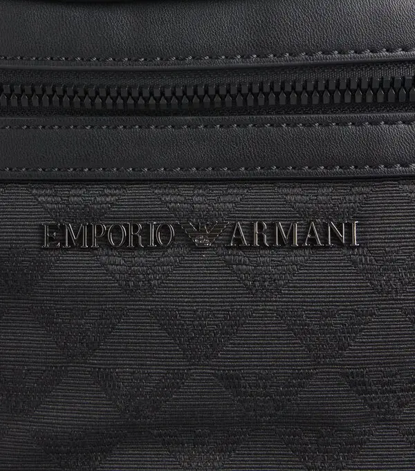 Emporio Armani Jacquard Logo Belt Bag