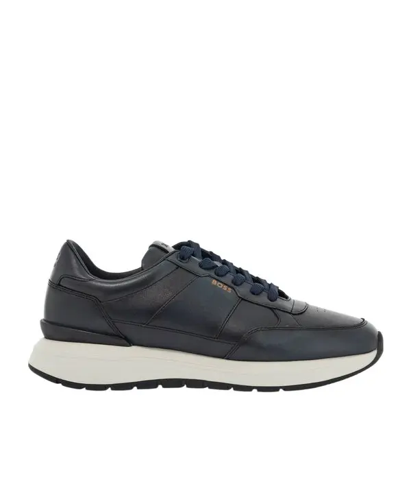Hugo Boss Round-head Sneakers - Black