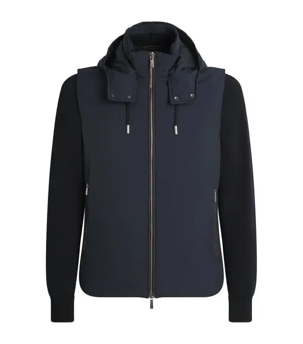 MOORER Quilted Hybrid Jacket