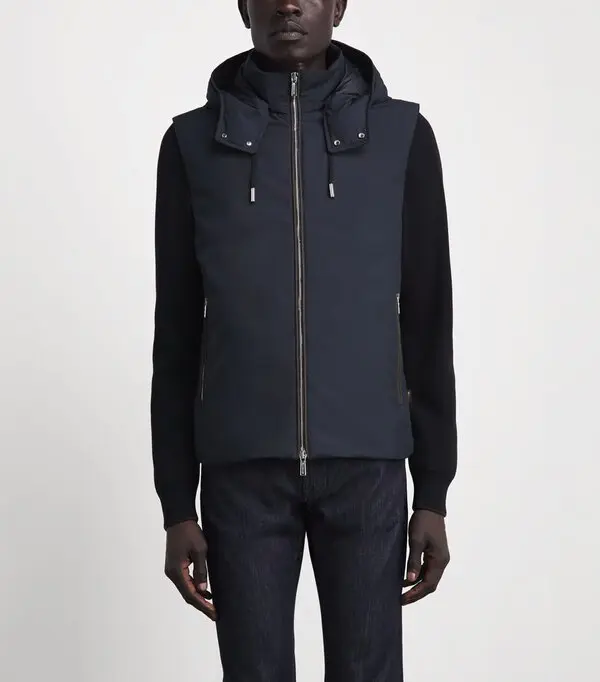 MOORER Quilted Hybrid Jacket