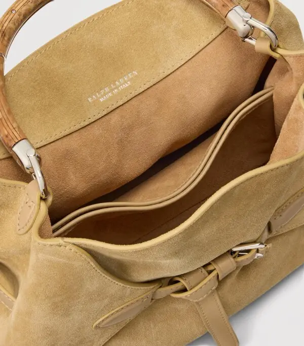 Ralph Lauren Suede The Top-handle Bag