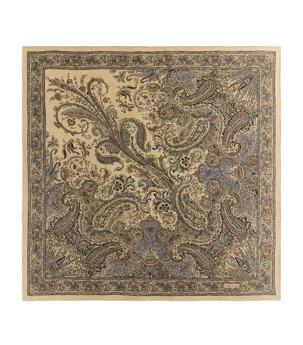 Ralph Lauren Silk Paisley Scarf