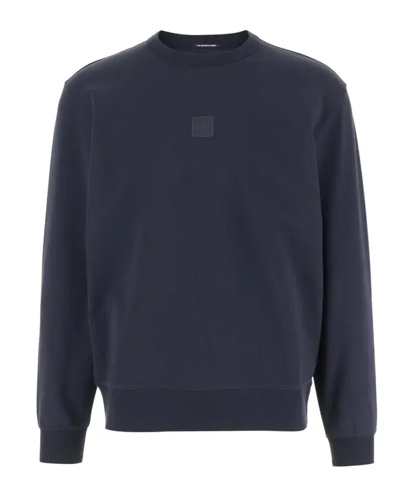 C.P. COMPANY The Metropolis Series Logo Patch Fleece Sweatshirt - Black