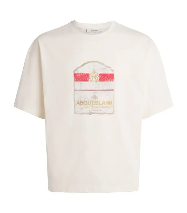ABOUT:BLANK Cotton Bottle T-shirt - Ivory