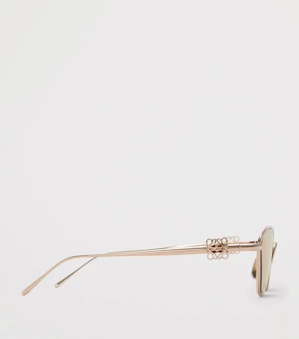 Loewe Anagram Hexagonal Sunglasses