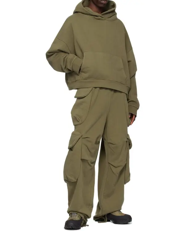 ENTIRE STUDIOS Heavy Long Sleeved Hoodie - Green