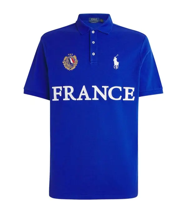 Polo Ralph Lauren Cotton France Polo Shirt - Blue