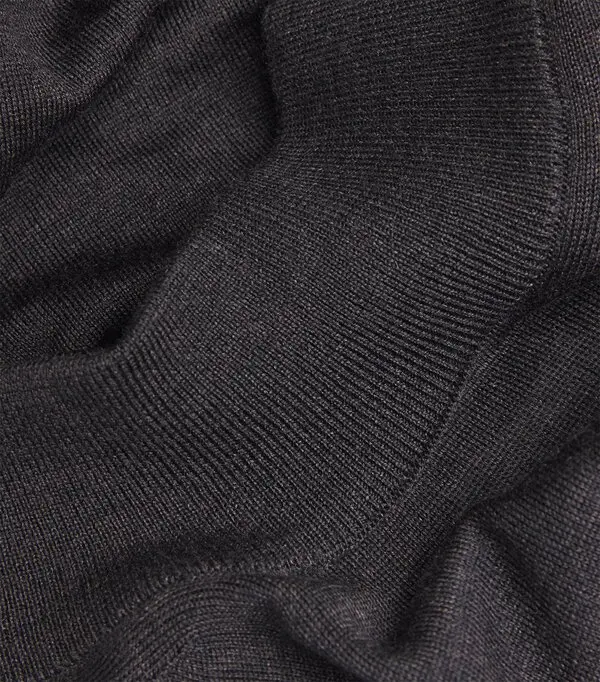 Pal Zileri Wool-silk Funnel-neck Sweater