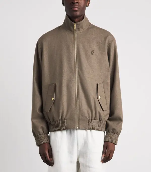 Drole De Monsieur Virgin Wool-blend Track Jacket