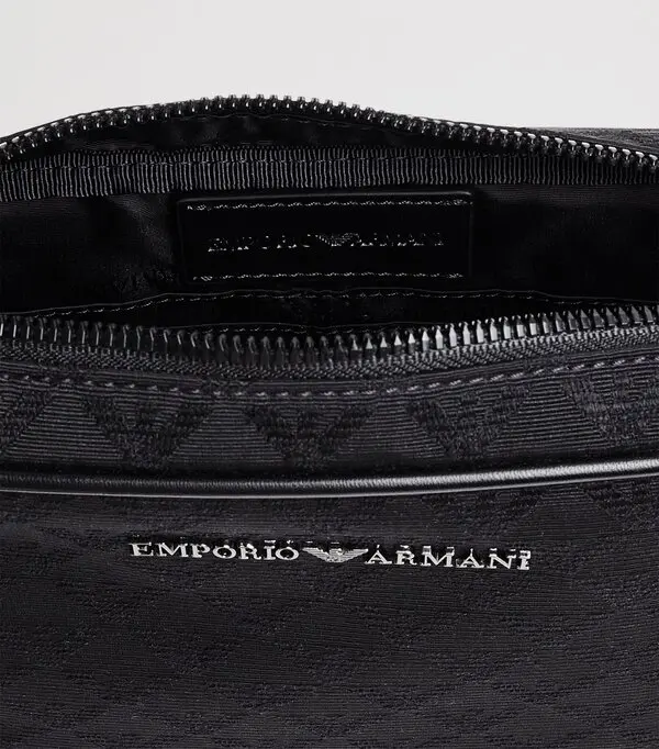 Emporio Armani Jacquard Logo Wash Bag