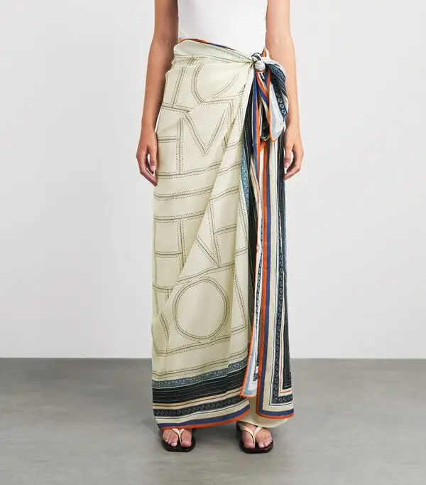 TOTEME Cotton-blend Collector Pareo