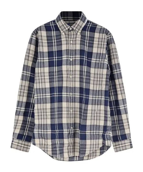 Polo Ralph Lauren Plaid Sports Shirt - Gray