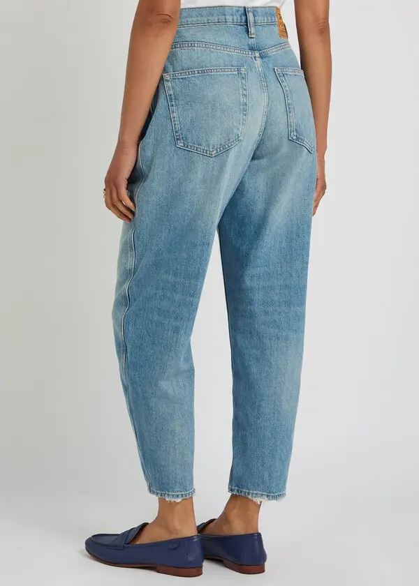 Polo Ralph Lauren Distressed Straight-leg Ankle Jeans