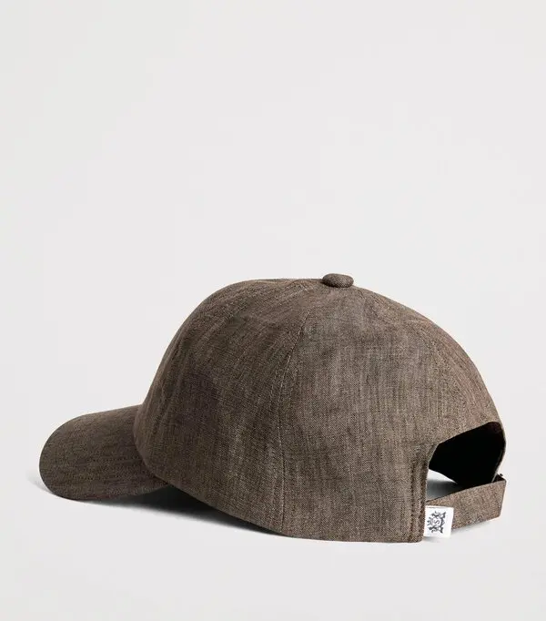 Sunspel Linen Cap