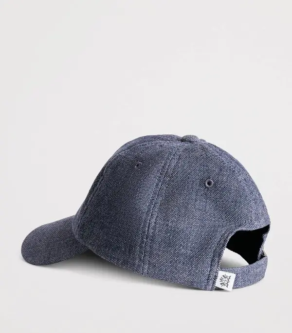 Sunspel Cotton-linen Twill Cap