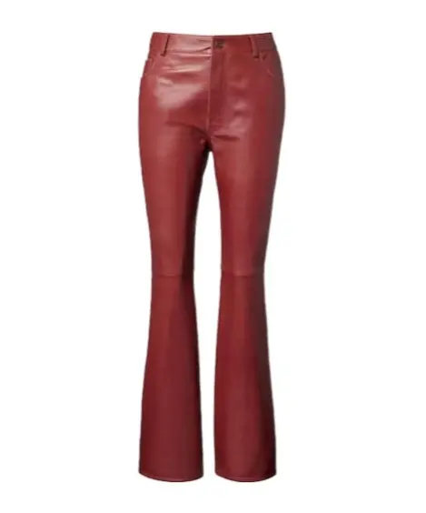 Chloé Leather Flared Pants