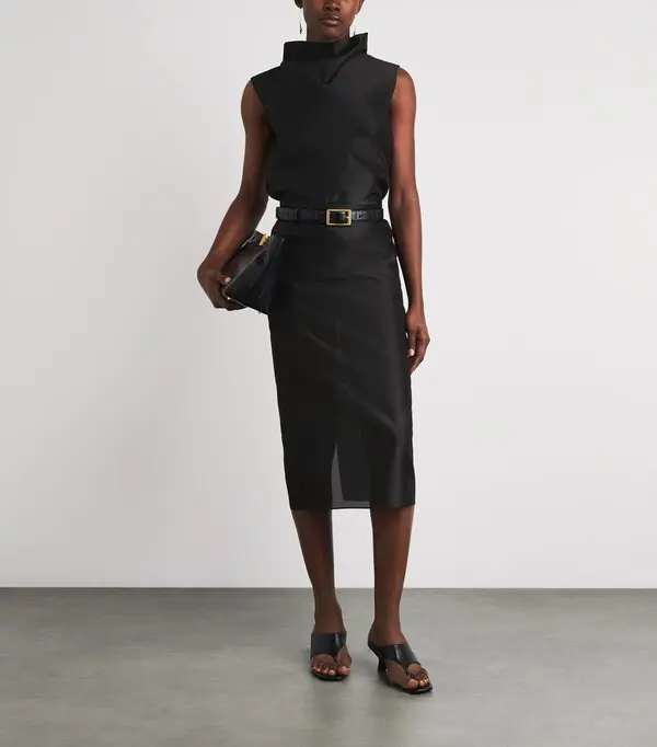 Almada Label Silk-blend Kiana Midi Skirt