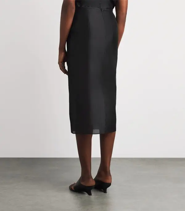 Almada Label Silk-blend Kiana Midi Skirt