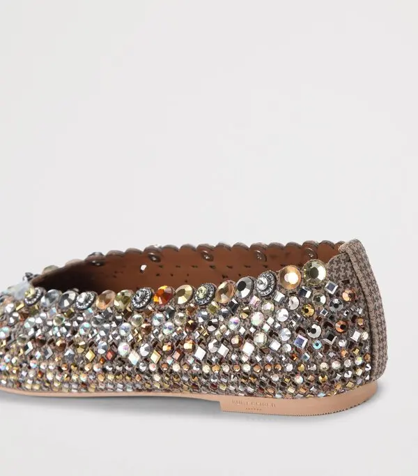 Kurt Geiger Jewel Ballet Flats - Beige