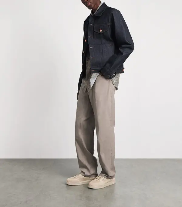 Emporio Armani Suede Sneakers