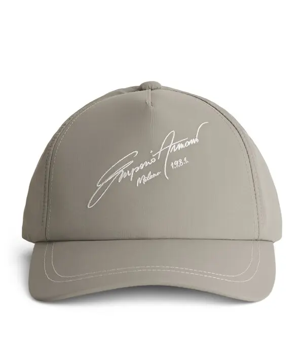 Emporio Armani Logo Baseball Cap - Grey