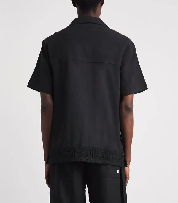 CHE Cotton-linen Inigo Shirt - Black