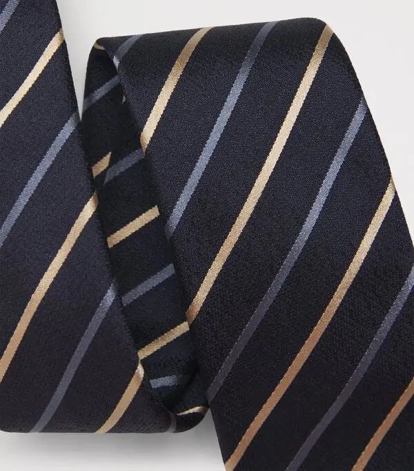 Emporio Armani Silk Stripe Tie