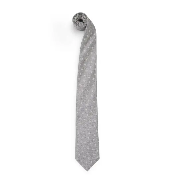 Emporio Armani Silk Jacquard Neck Tie