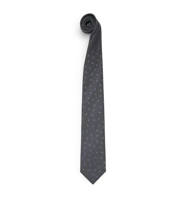 Emporio Armani Silk Jacquard Neck Tie