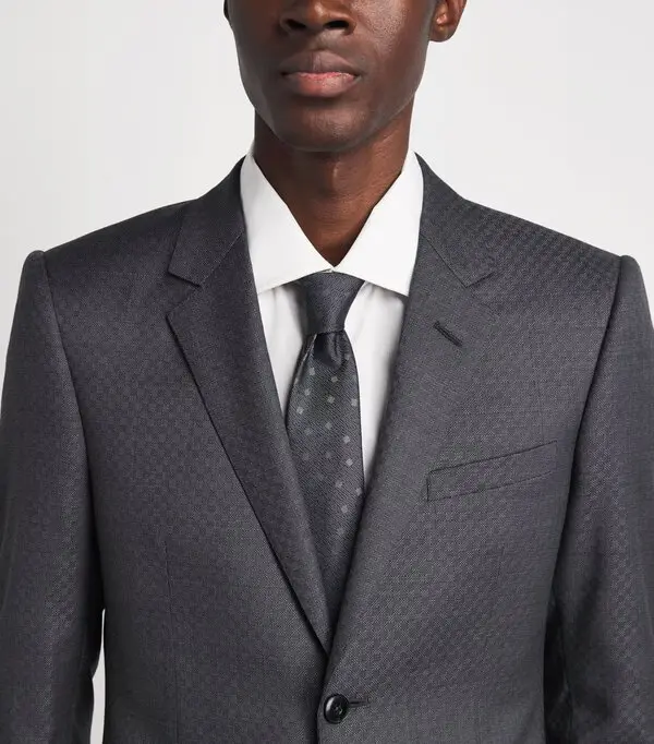 Emporio Armani Silk Jacquard Neck Tie