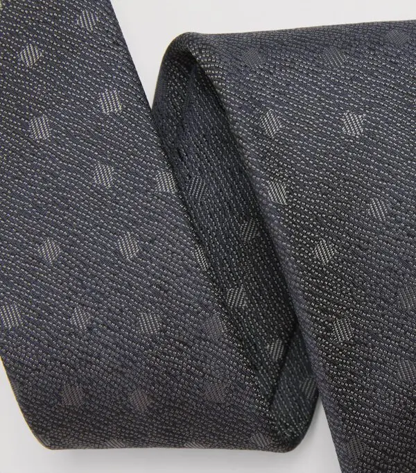 Emporio Armani Silk Jacquard Neck Tie